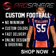ProSphere Custom Sublimated Football Uniforms – CustomJersey.com