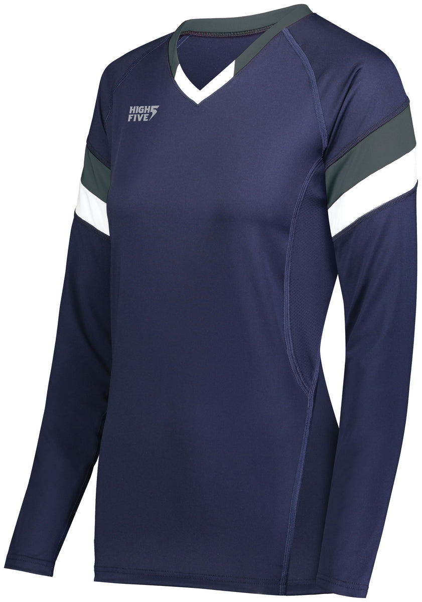 High Five Girls Truhit Tri-Color Long Sleeve Jersey | Apparel ...