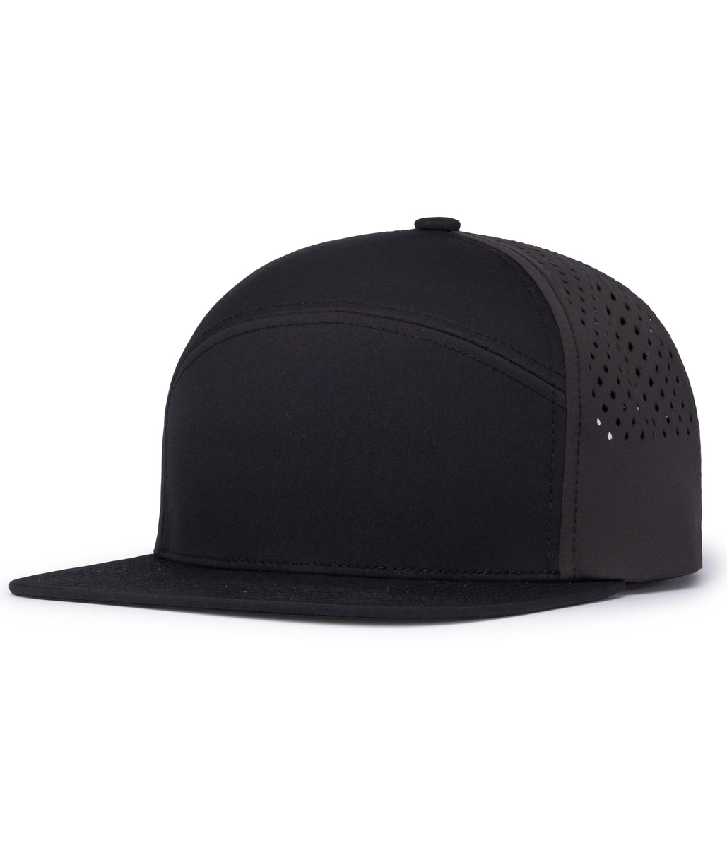 Pacific Headwear Weekender Perforated 6-Panel Arch Cap | Apparel ...