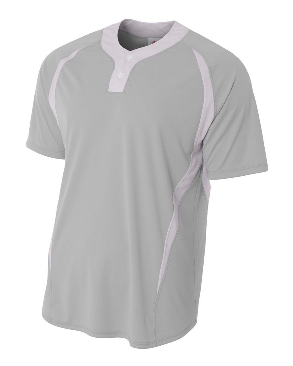 A4 2-Button Color Blocked Baseball Henley | Baseball | Jerseys ...