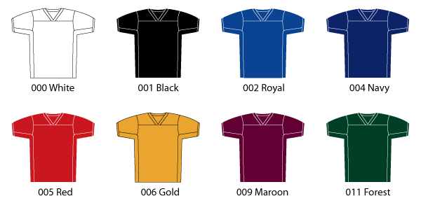 Athletic Knit Pro Mesh Football Jersey With Stretch Inserts & Elastic ...