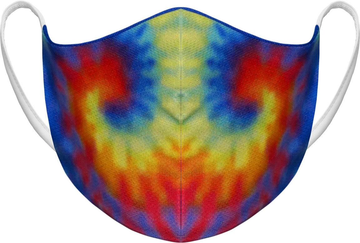 Athletic Knit Reusable Sublimated Fabric Face Mask | Face Masks | In ...